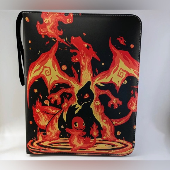 Pokemon | Other | Pokemon Charizard Mewtwo 9 Storage Binder 5 Pages ...